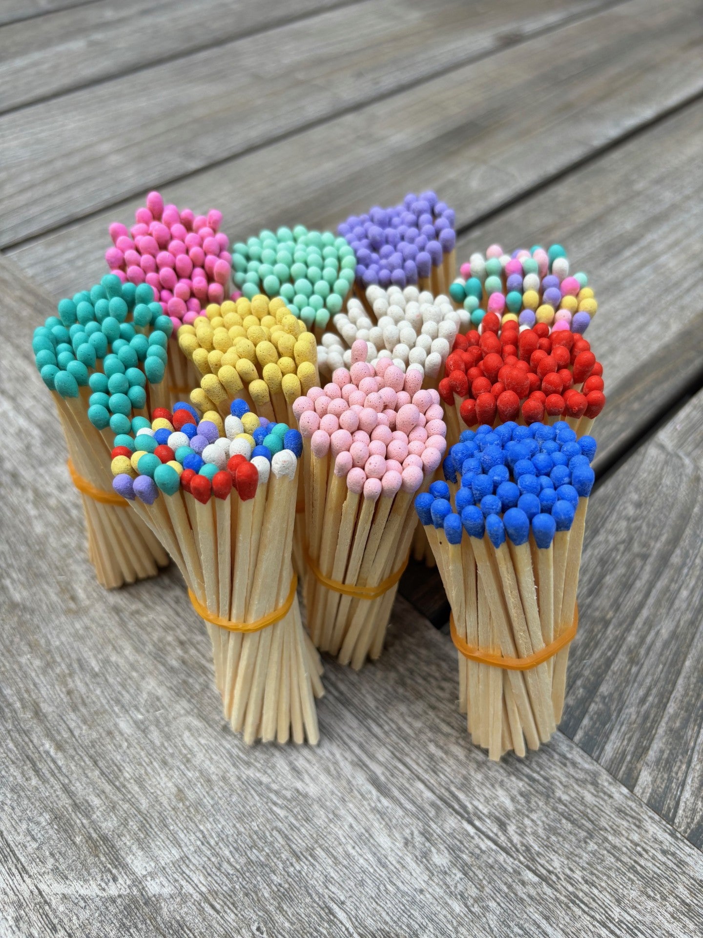 Colourful Long Matches | Luxury Coloured Matches | Long Matchsticks ...